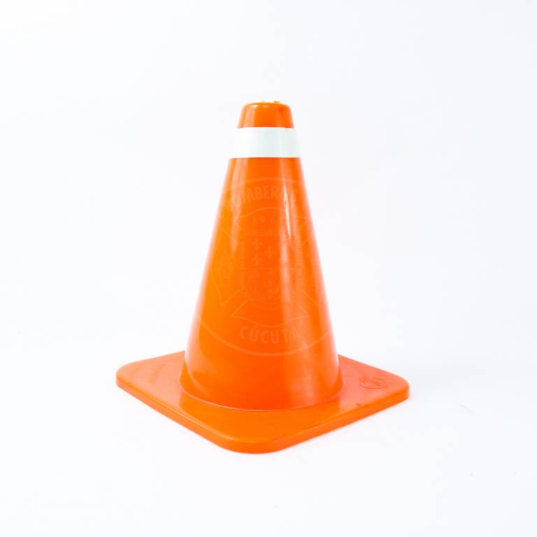 CONO VIAL 20 CM EN PVC – Cuerpo de Bomberos