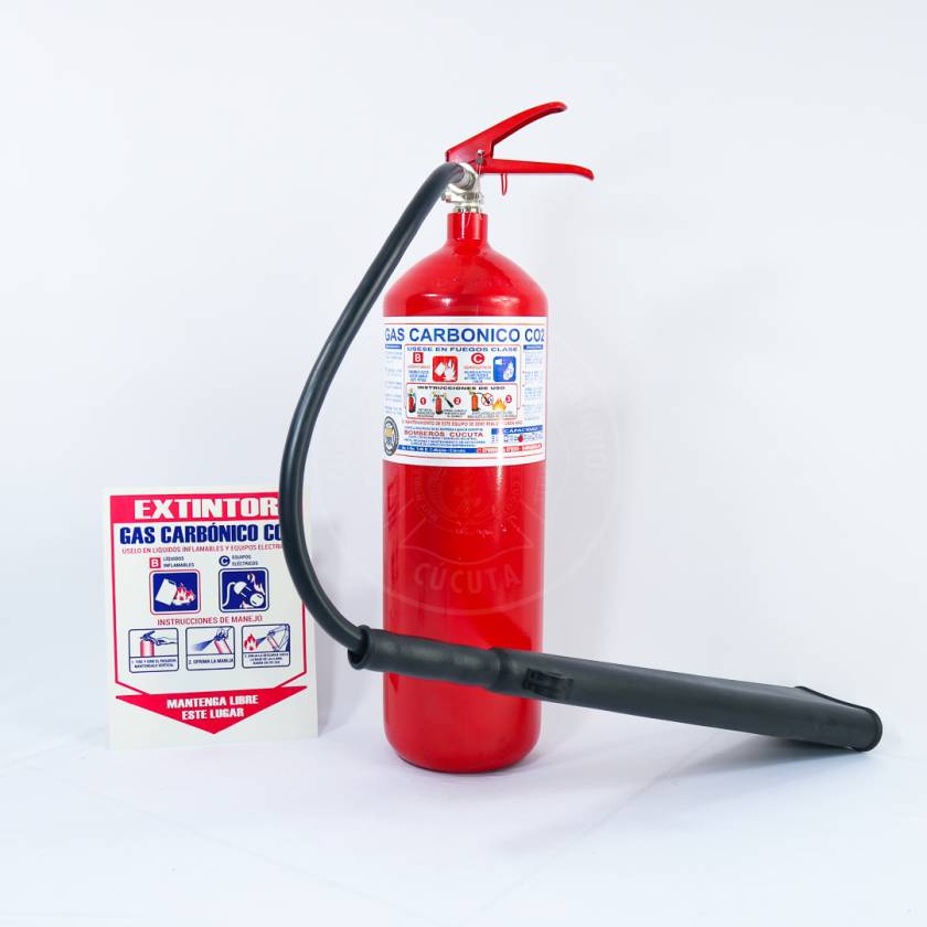 EXTINTOR 15 LBS CO2 – Cuerpo de Bomberos