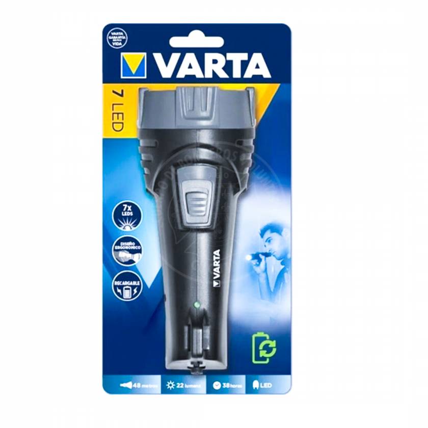 LINTERNA 7 LED VARTA RECARGABLE – Cuerpo de Bomberos